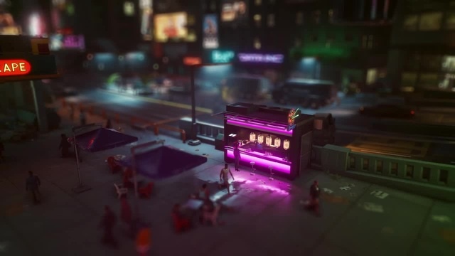 Tiny Cyberpunk 2077 | Tilt Shift - Coub - The Biggest Video Meme Platform