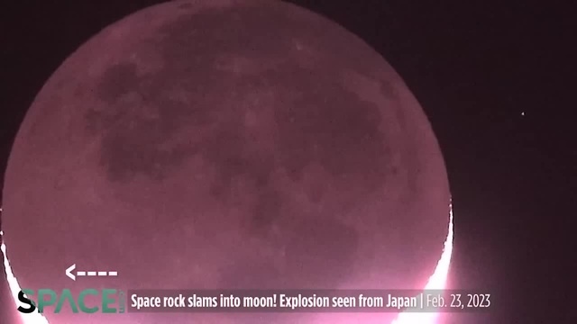 Space rock slams into moon! Explosion seen from Japan - Coub - The ...