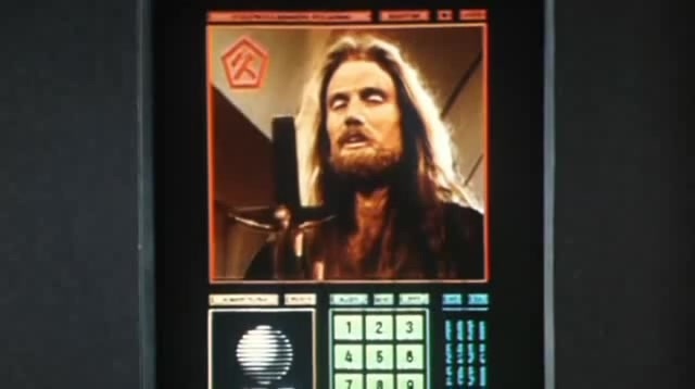 Church of the ReTransfiguration preacher Karl Honig (Johnny Mnemonic ...