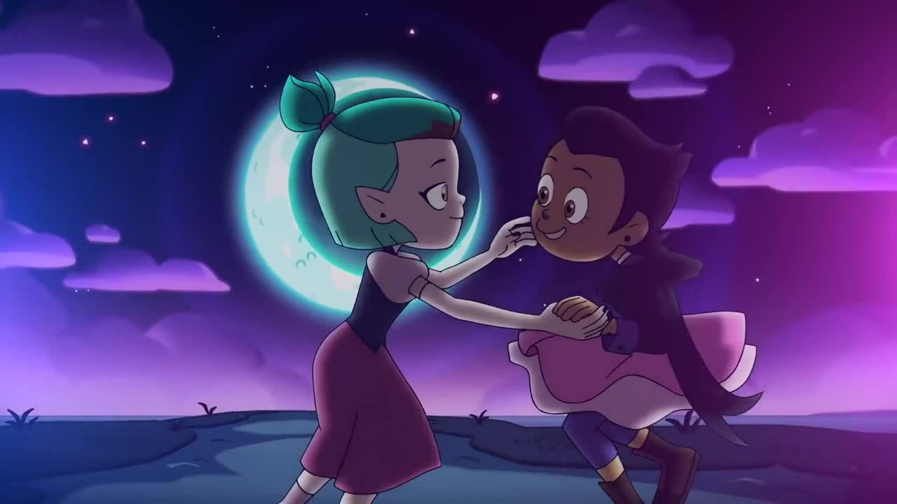 Amity & Luz Dance (Clip) / Enchanting Grom Fright / The Owl House ...