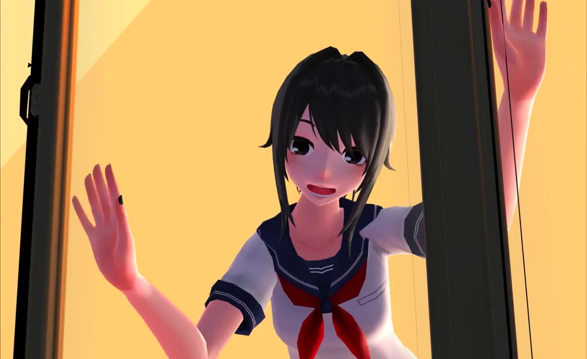 Senpai reacts to Yandere - Coub - The Biggest Video Meme Platform