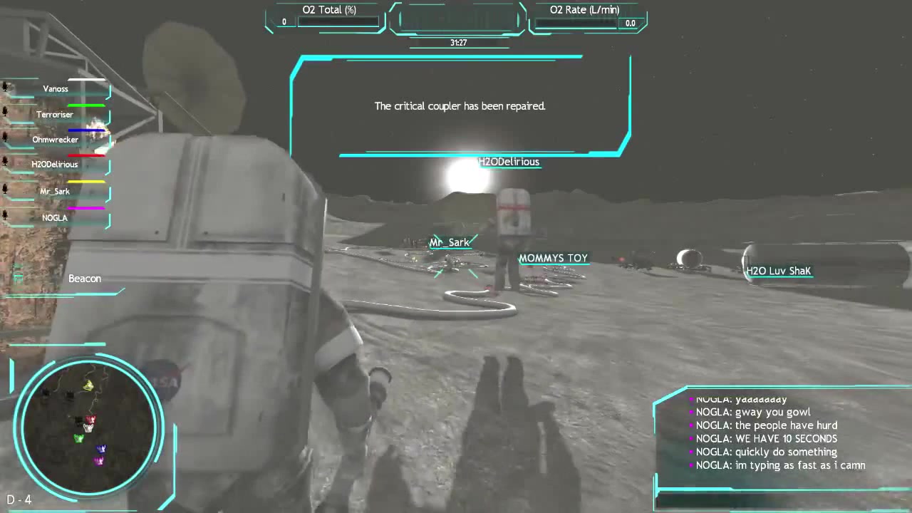 Moonbase Alpha Funny Moments - Text to Speech Singing Astronauts ...