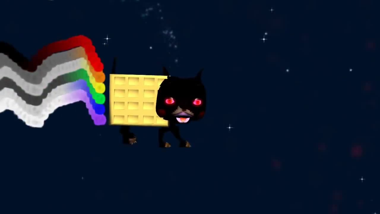 NYAN CAT starring Angry Birds ♫ 3D animated game mashup ☺ FunVideoTV ...