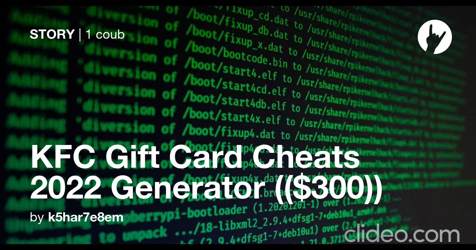 KFC Gift Card Cheats 2022 Generator (($300)) - Coub