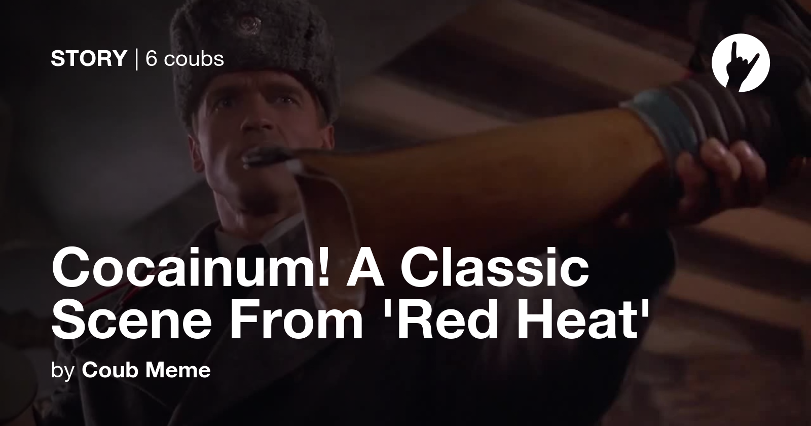 Cocainum! A Classic Scene From 'Red Heat' - Coub