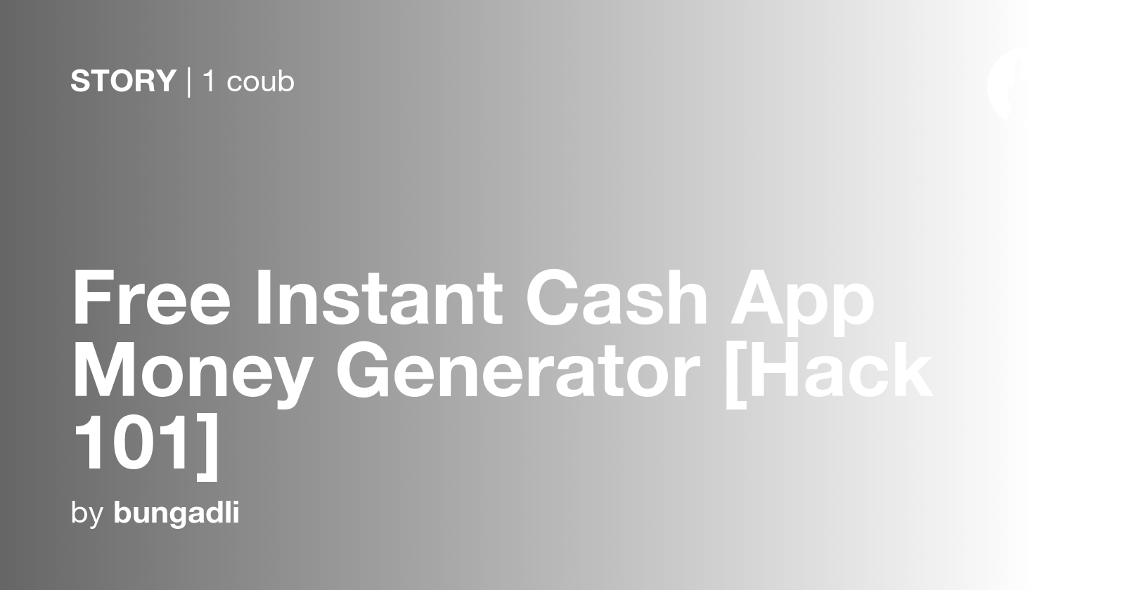 Free Instant Cash App Money Generator [Hack 101] - Coub